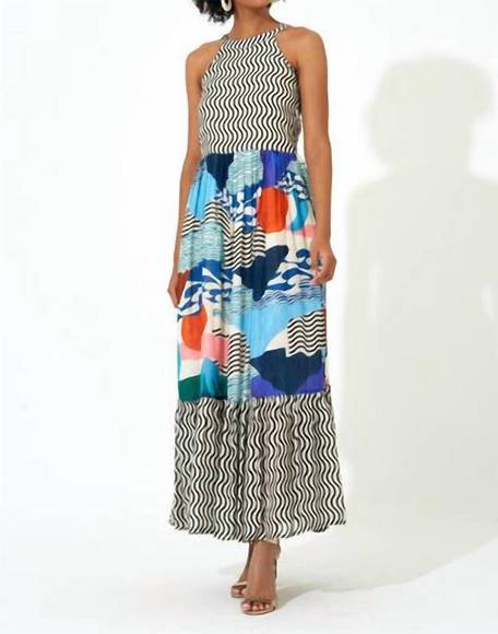 Oliphant | Dresses | New Oliphant High Neck Maxi Dress In White ...